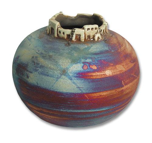 Raku Pot Art & Collectibles Fine Art Ceramics etna.com.pe