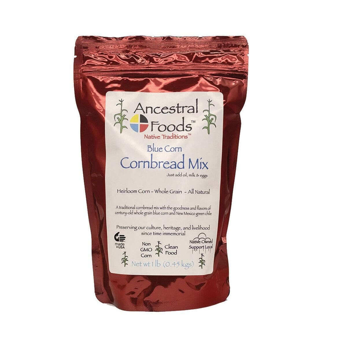Blue Corn Cornbread Mix - Southwest Indian Foundation - 5914
